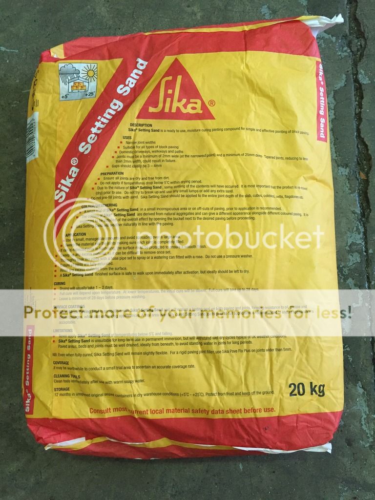 Sika Setting Sand | Narrow Joint Filler | Jointing Compound | Buff ...